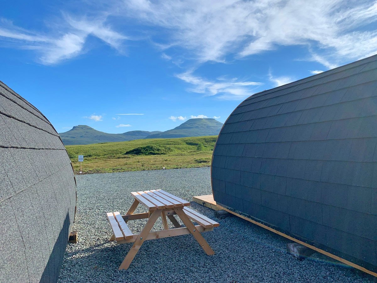Lotus Camping Pods, Isle of Skye, United Kingdom | VeggieHotels
